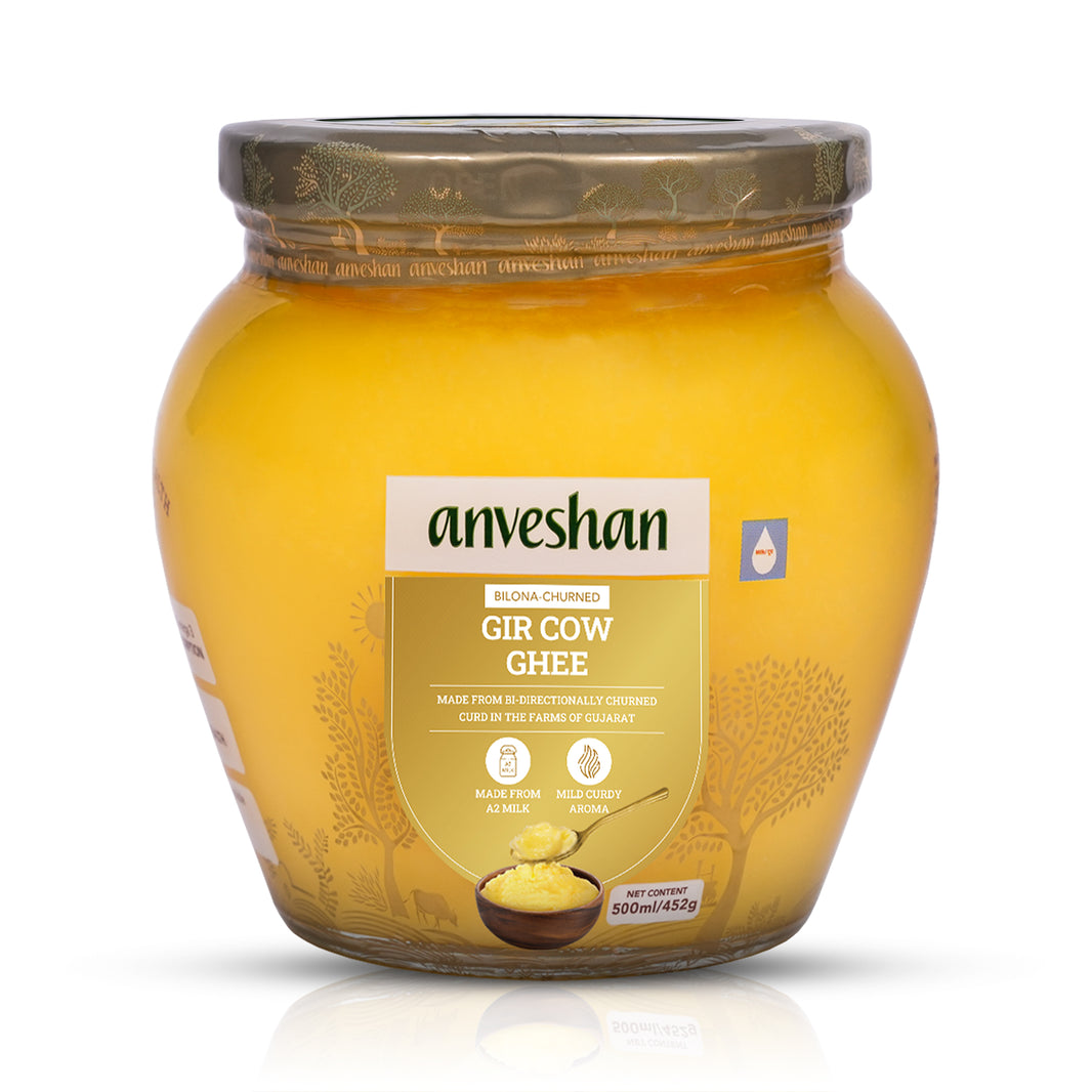 Buy A2 Cow Ghee Online | Best Desi-Bilona Ghee in India – Anveshan