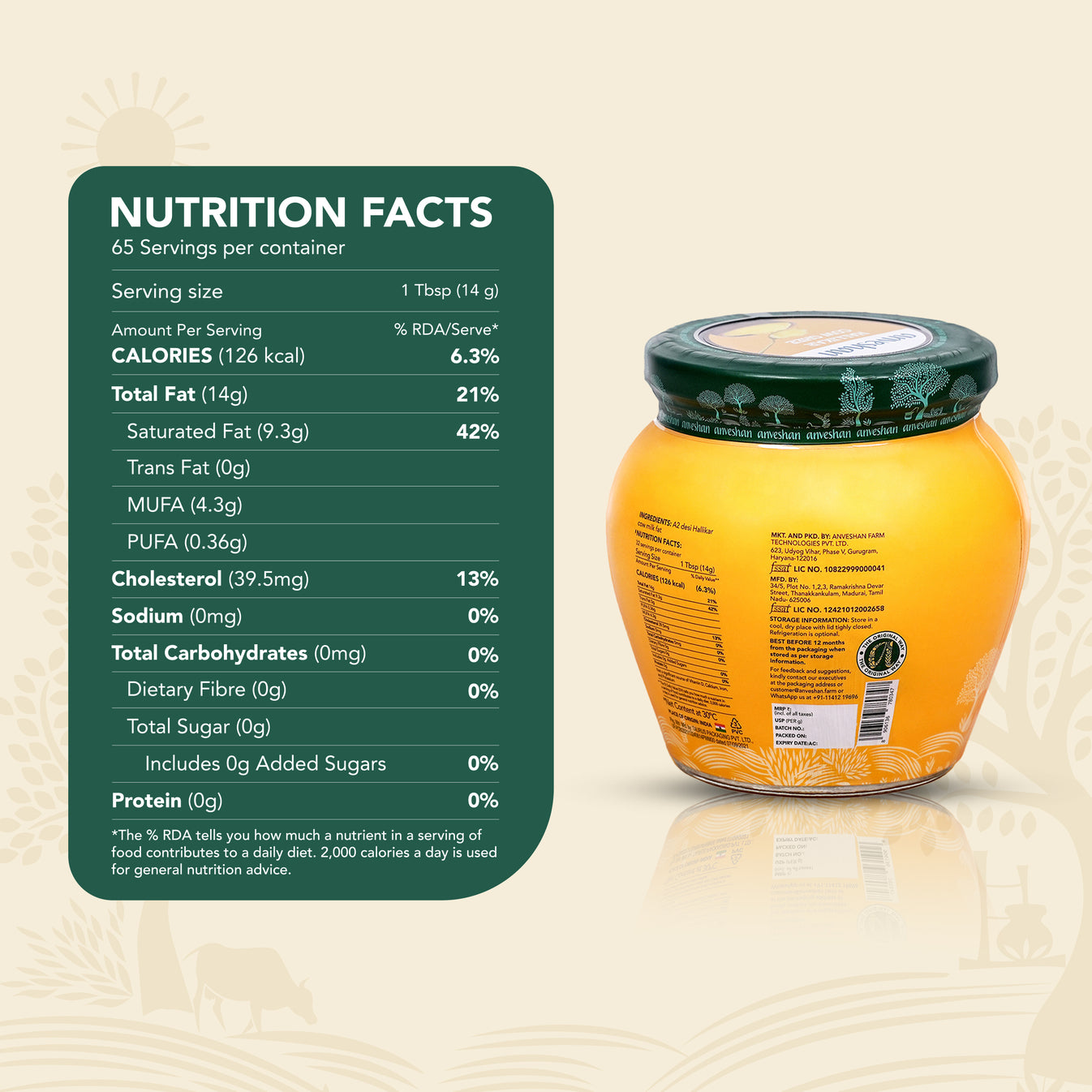 Buy A2 Ghee Online – Pure A2 Cow Ghee from India at Anveshan
