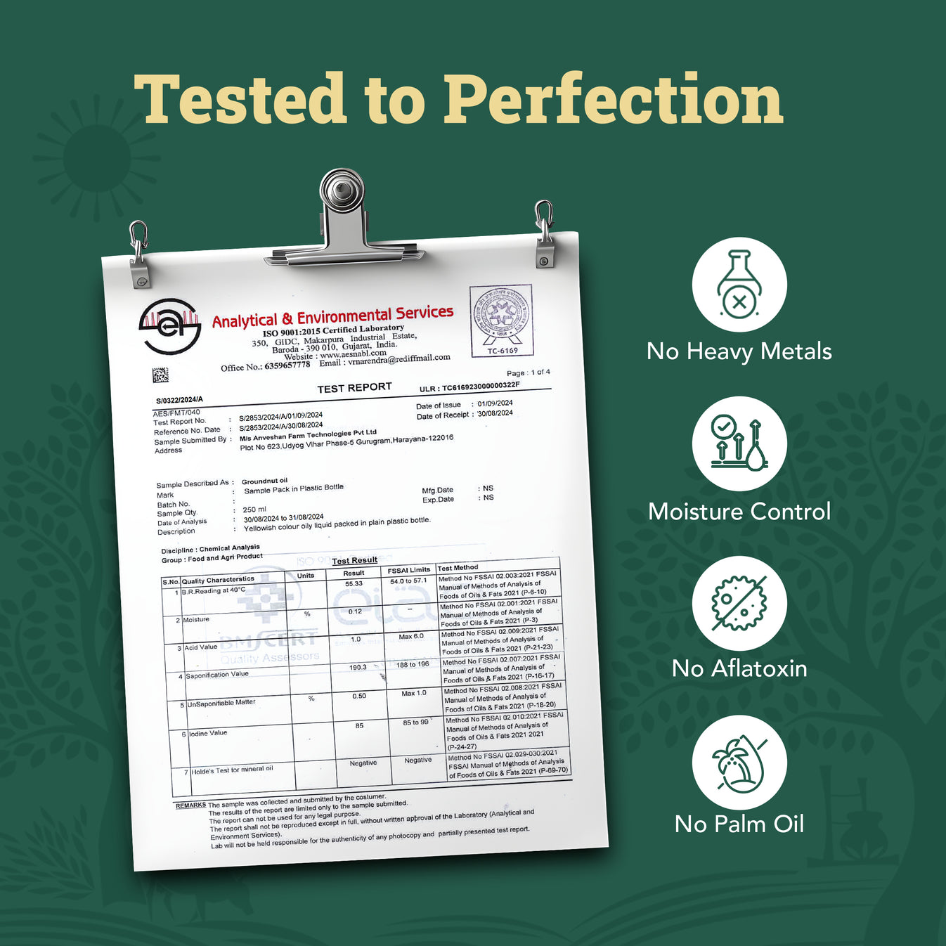 Pure Wood-Pressed Groundnut Oil | Natural Taste & Nutrition – Anveshan