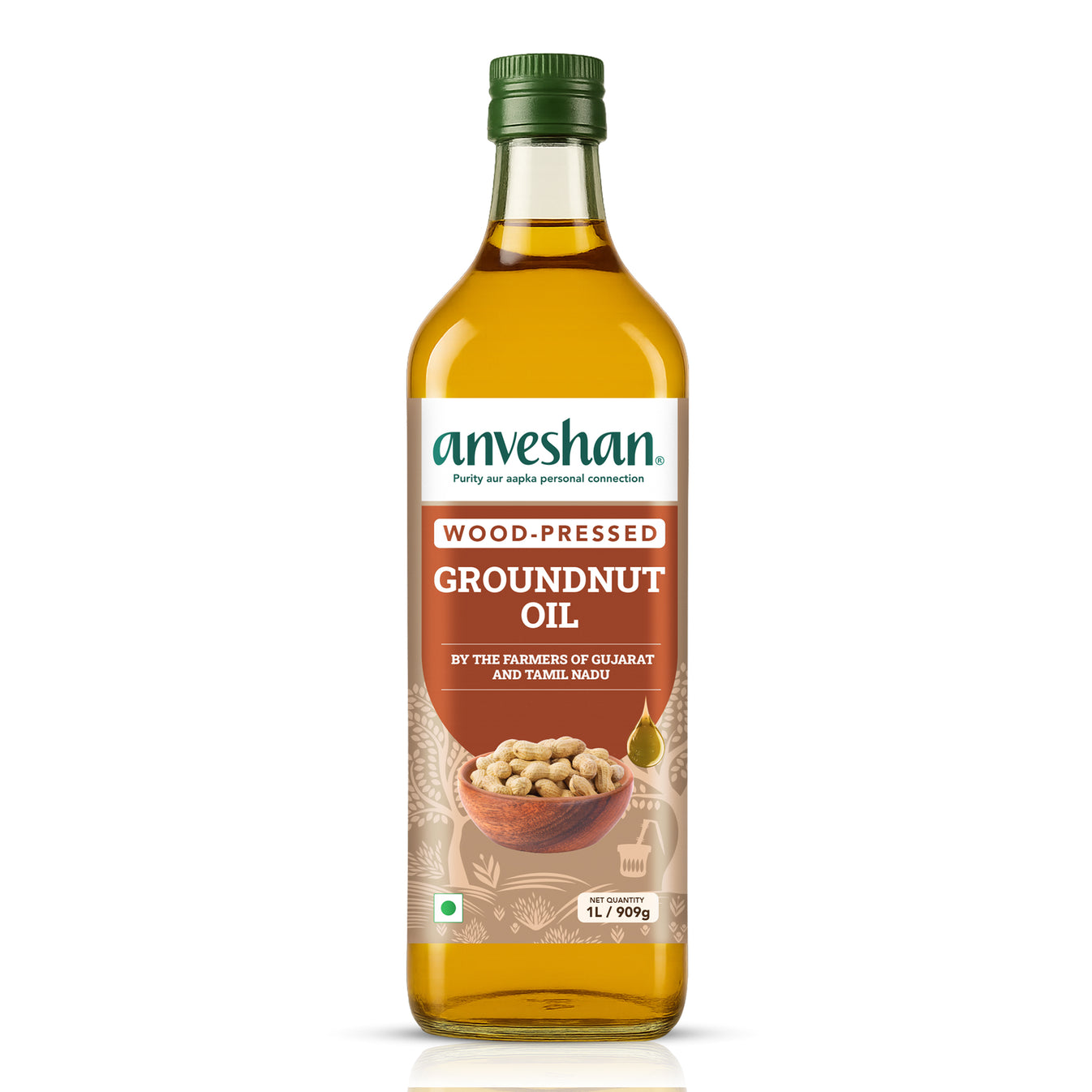 Pure Wood-Pressed Groundnut Oil | Natural Taste & Nutrition – Anveshan
